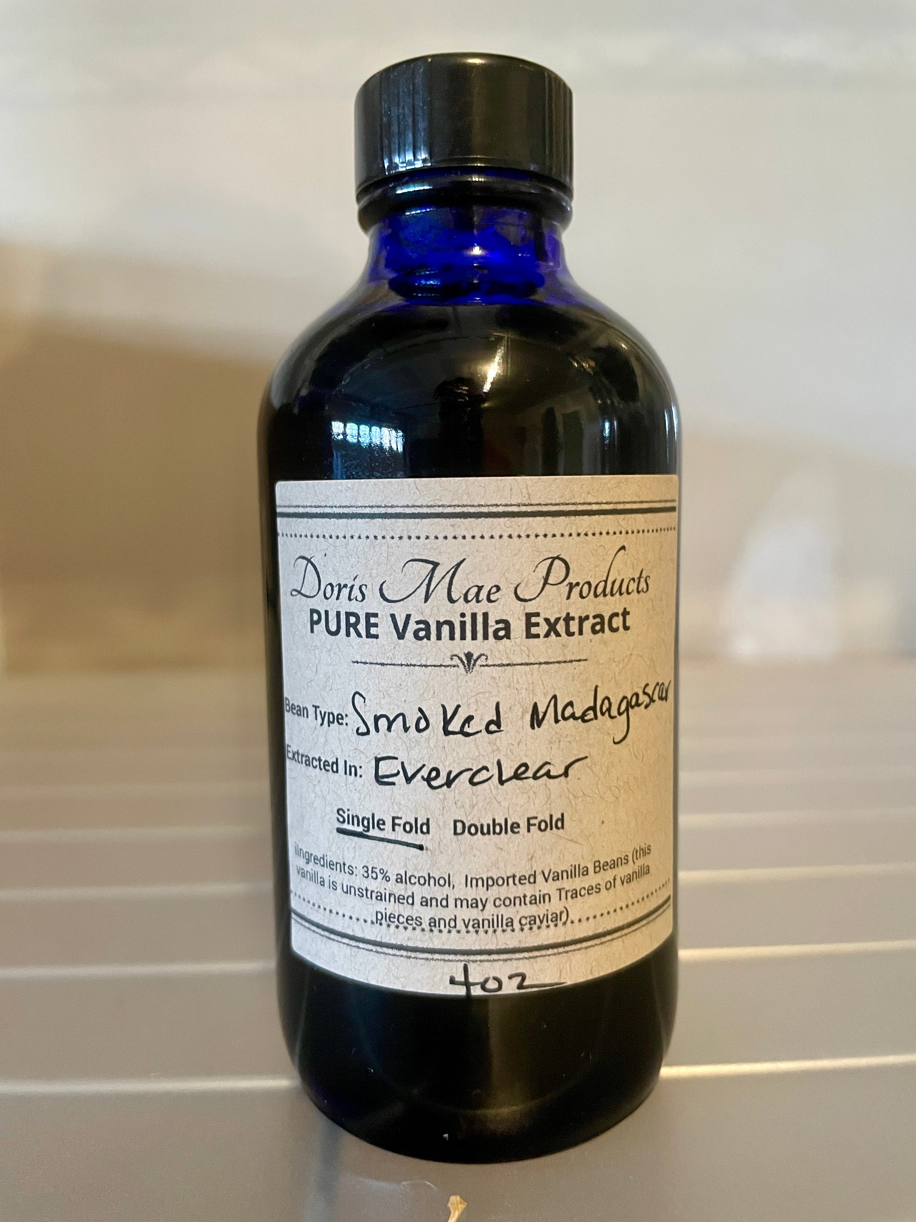 Pure Vanilla Extract (Cherrywood Smoked Madagascar) – Doris Mae Products