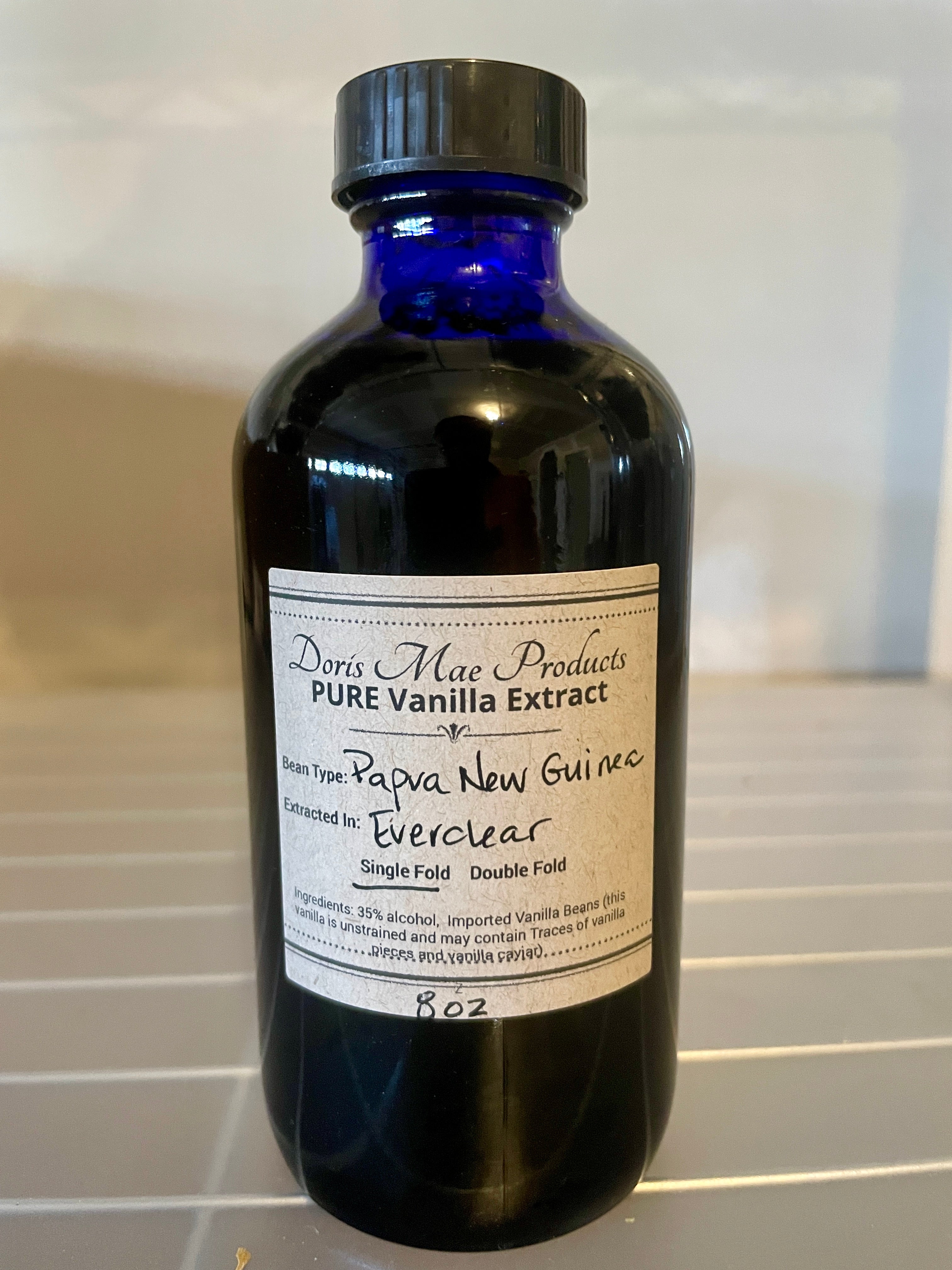 Pure Vanilla Extract (Papua New Guinea) – Doris Mae Products
