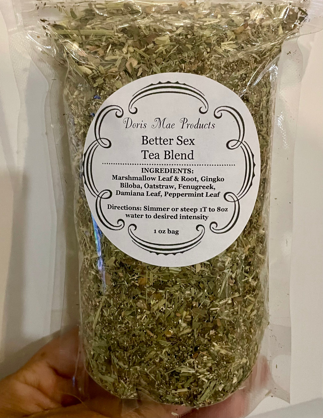 Better Sex Tea Blend Doris Mae Products